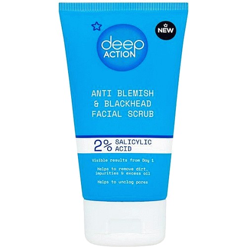 Superdrug Deep Action Facial Scrub 150ml - Carnesia