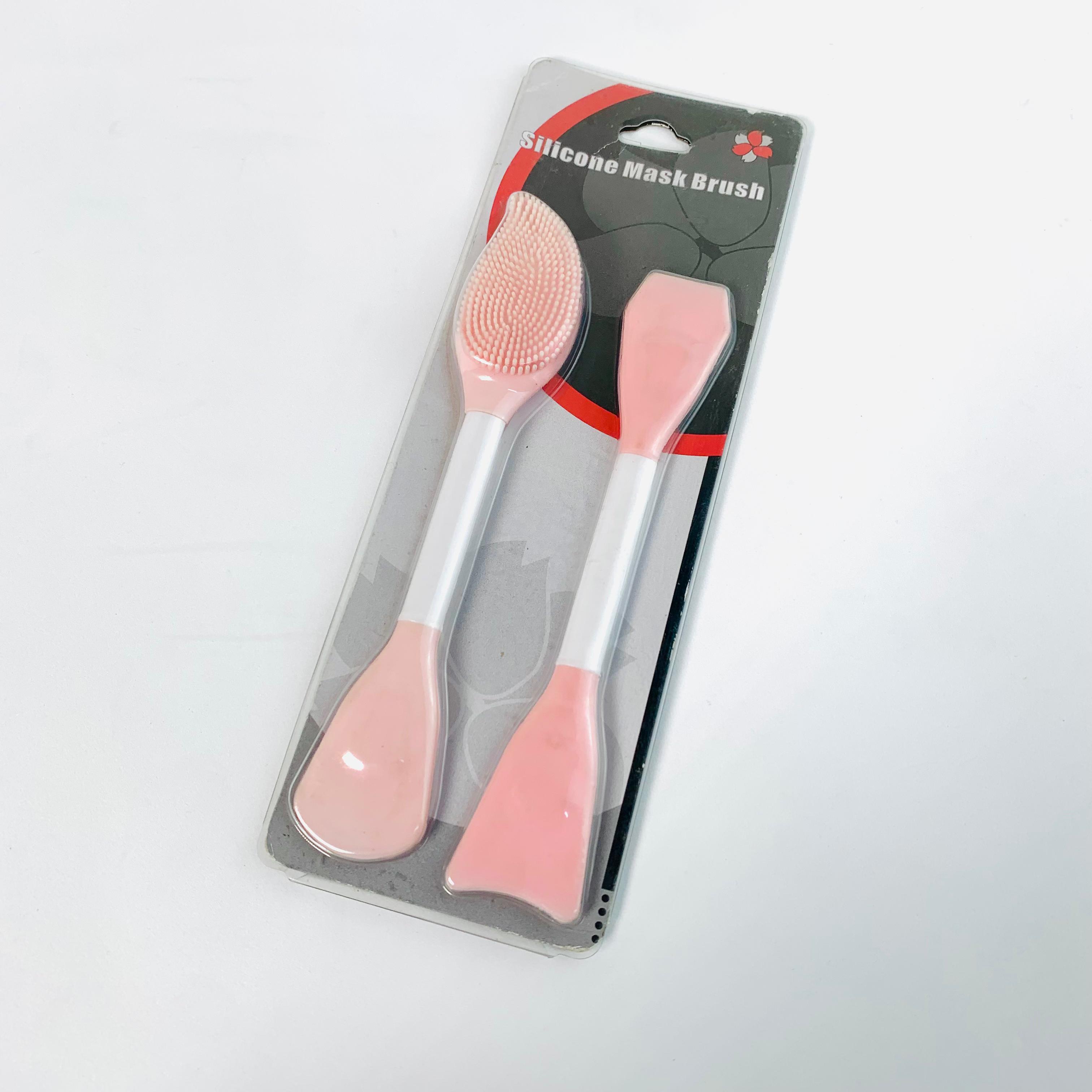 Non Brand Double-Headed Silicone Face Mask Brush 2 PCS - Carnesia