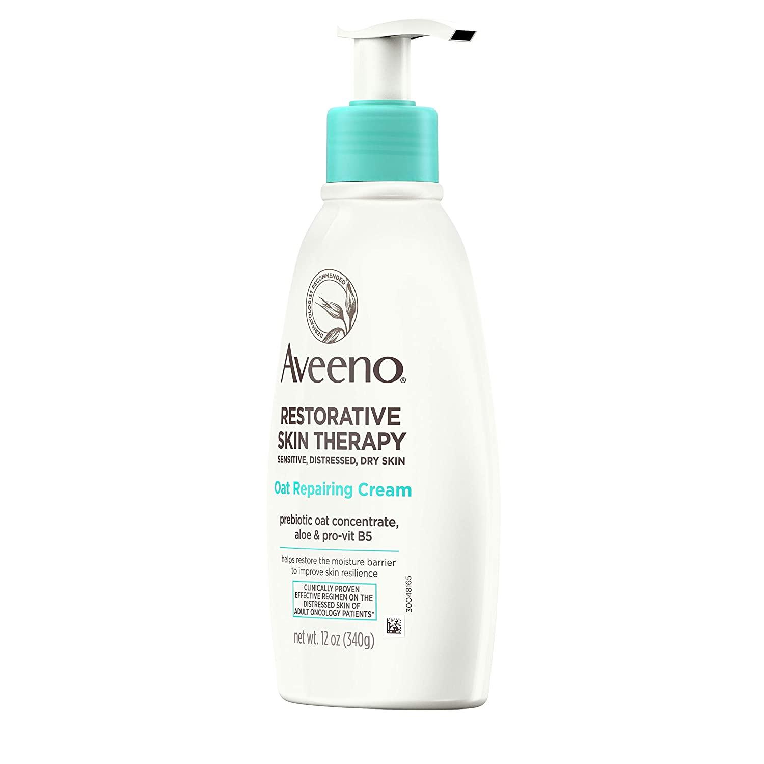 Aveeno Restorative Skin Therapy Oat Repairing Cream 340g - Carnesia