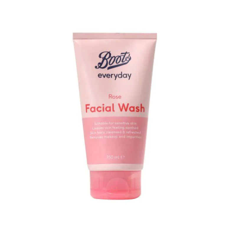Boots Everyday Rose Facial Wash 150ml - Carnesia