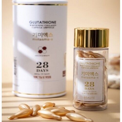 Beaute Glutathione Whitening Collagen Capsule Ampoule-28 Capsule - Carnesia