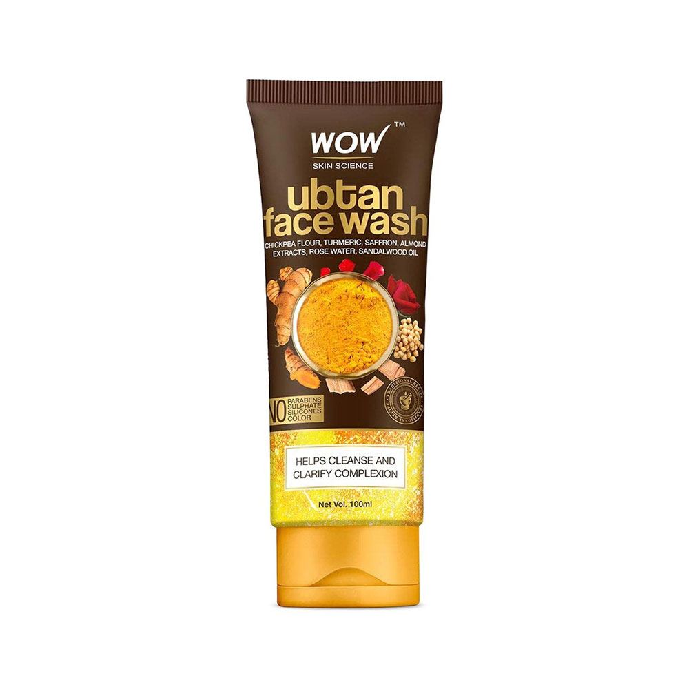 WOW Ubtan Face Wash 100 ml (EXP:July 2025) - Carnesia