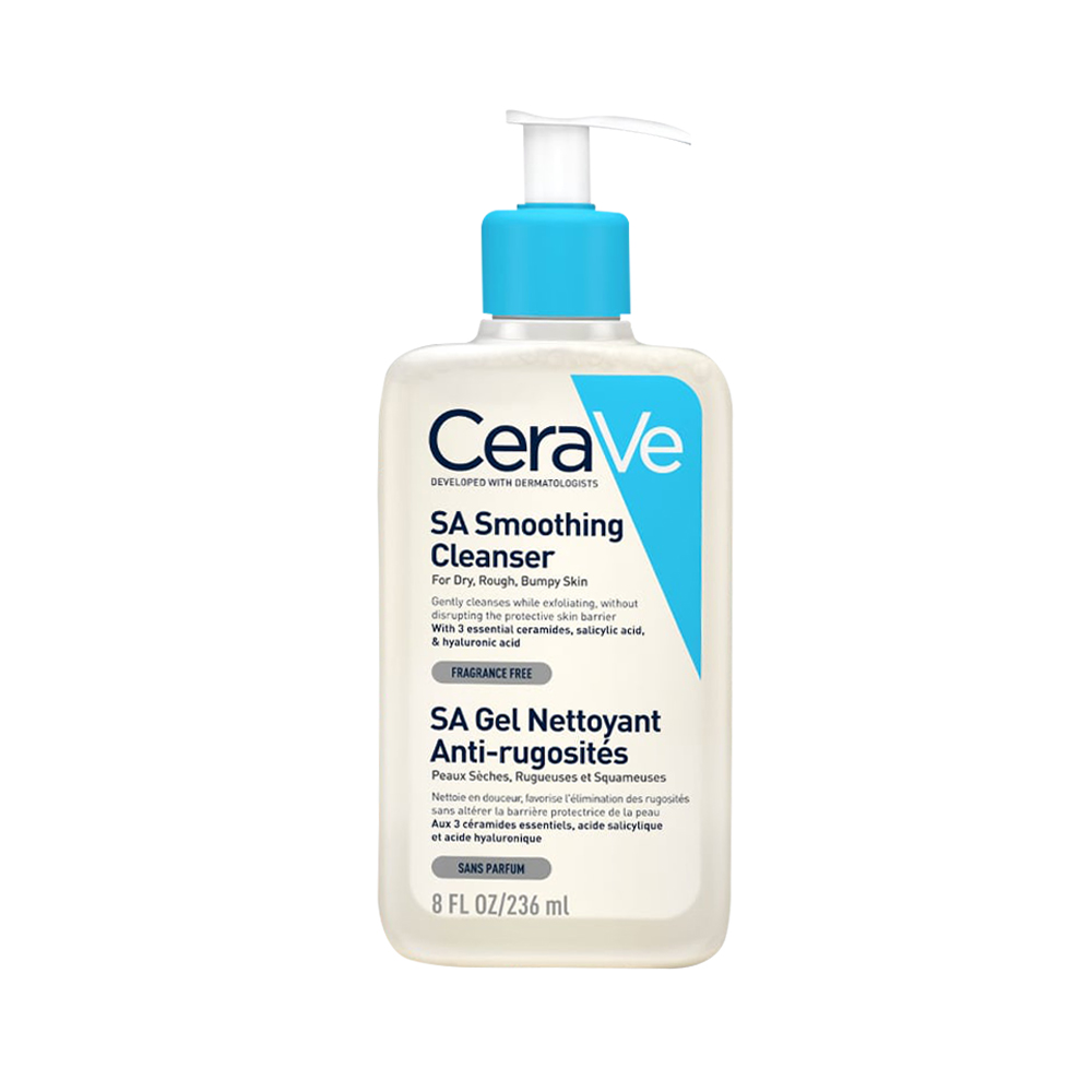 CeraVe SA Smoothing Cleanser For Dry, Rough, Bumpy Skin 236ml - Carnesia