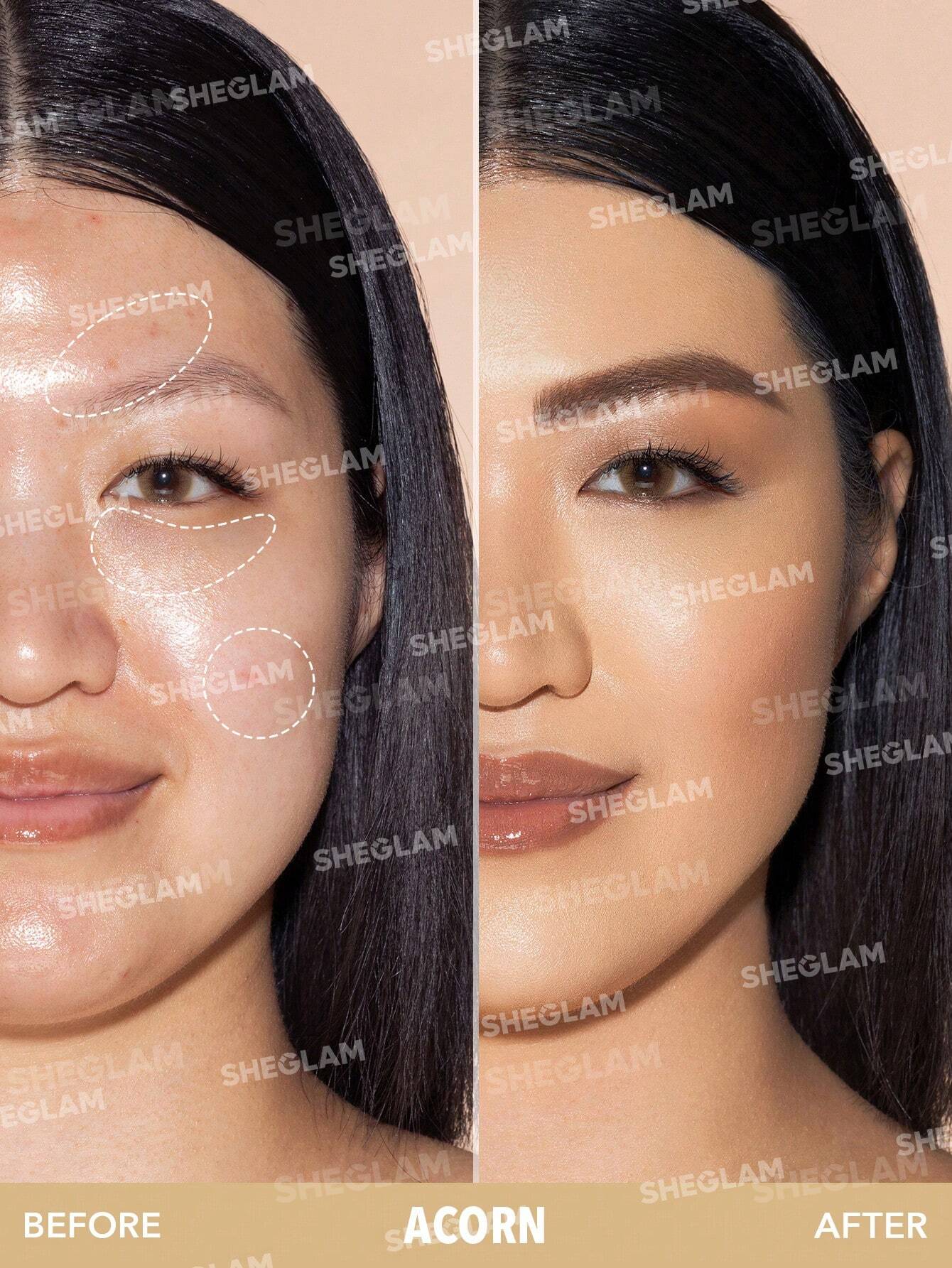 Sheglam Perfect Skin High Coverage Concealer Acorn - Carnesia