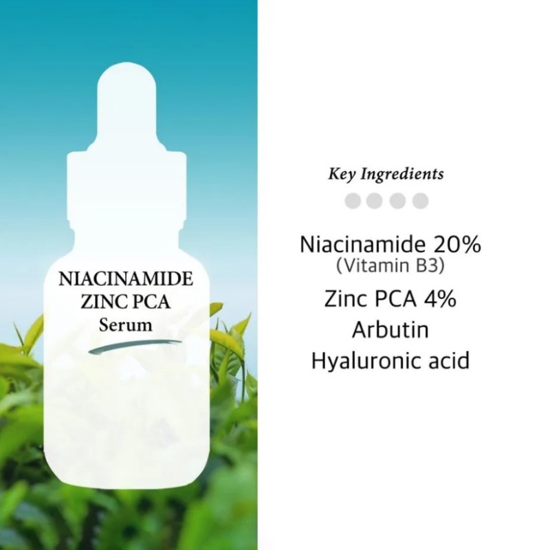 Cos De BAHA Niacinamide 20 Zinc Pca 4 (NZ) 30ml - Carnesia